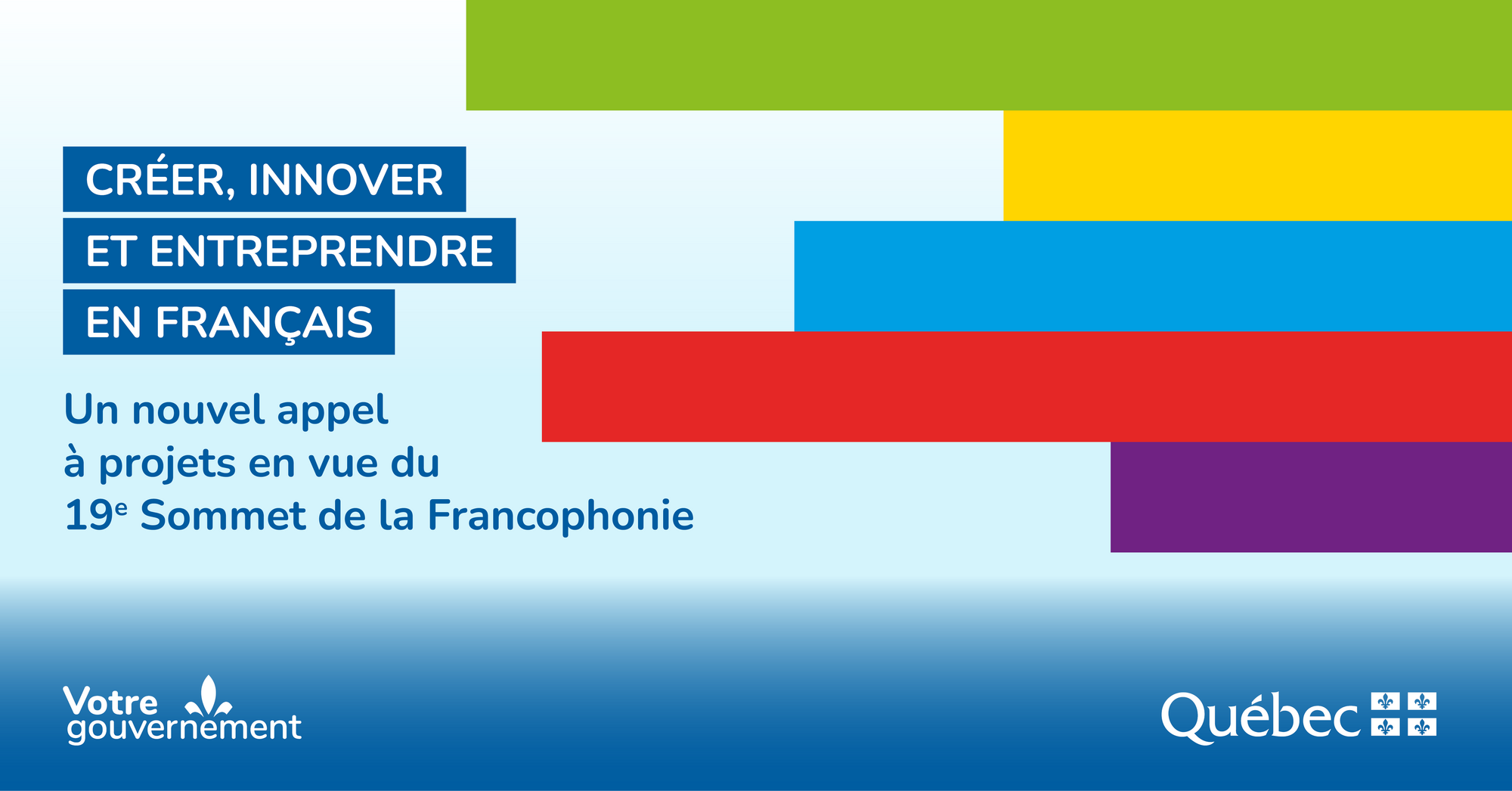 Appel à projets multilatéral – Sommet de la Francophonie | Gouvernement ...