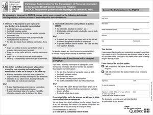 Procedure - Québec Breast Cancer Screening Program | Gouvernement du Québec