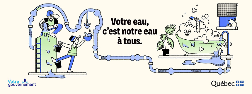 Outils de sensibilisation et de mobilisation à l'économie d'eau potable | Gouvernement du Québec