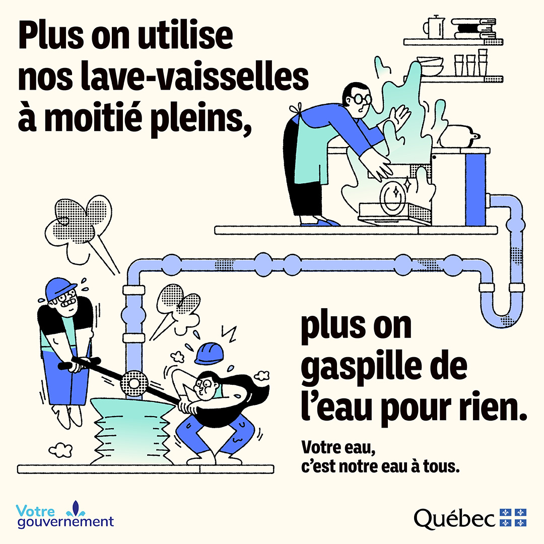 Outils de sensibilisation et de mobilisation à l'économie d'eau potable | Gouvernement du Québec