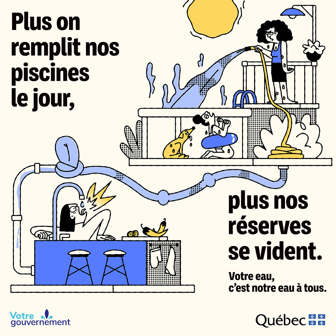 Outils de sensibilisation et de mobilisation à l'économie d'eau potable | Gouvernement du Québec