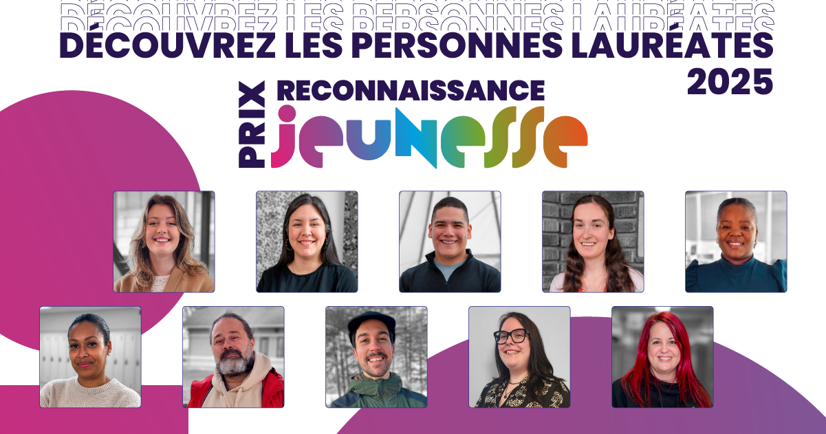 Lauréates et lauréats des prix Reconnaissance jeunesse 2025 ...