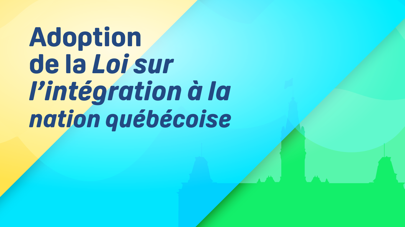 Ministère de l'Immigration, de la Francisation et de l'Intégration ...