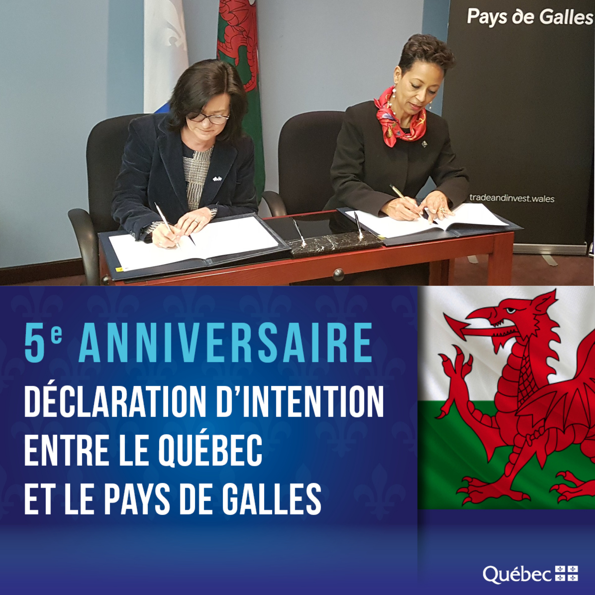 Celebrating Five Years of the Québec-Wales Declaration of Intent: A ...
