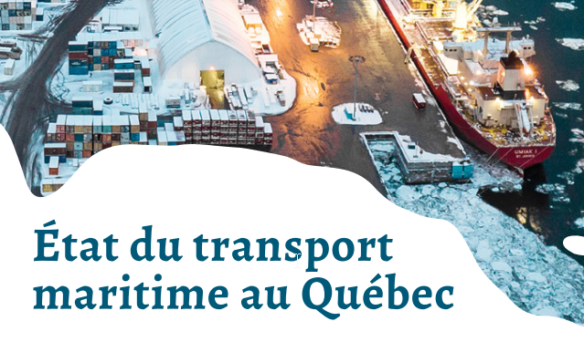 Lancement du premier État du transport maritime au Québec Gouvernement ...