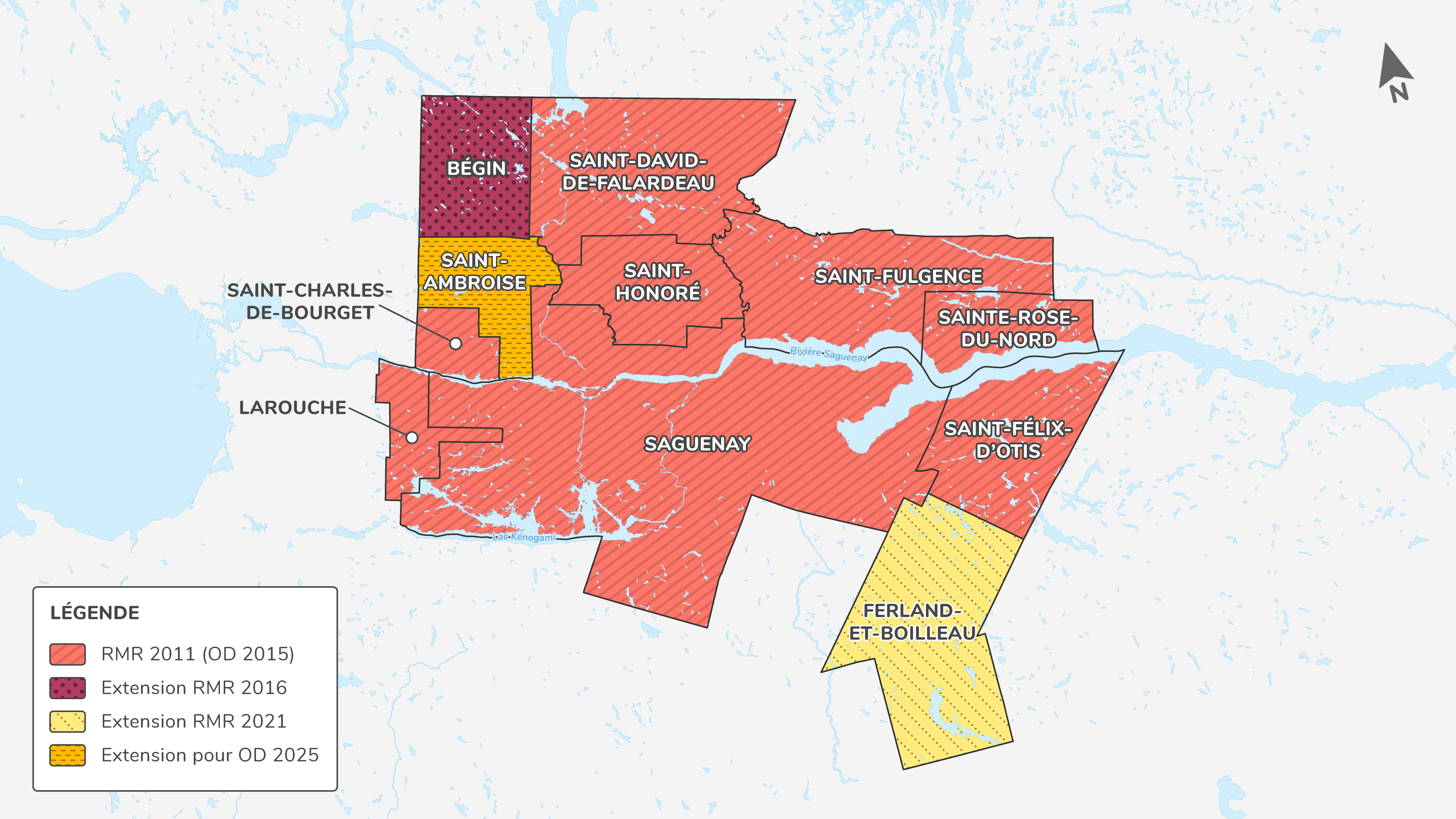 Enquête origine-destination 2025 de la région métropolitaine de Saguenay | Gouvernement du Québec