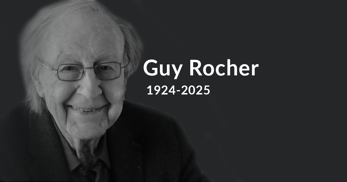 Registre de condoléances pour Guy Rocher | Gouvernement du Québec