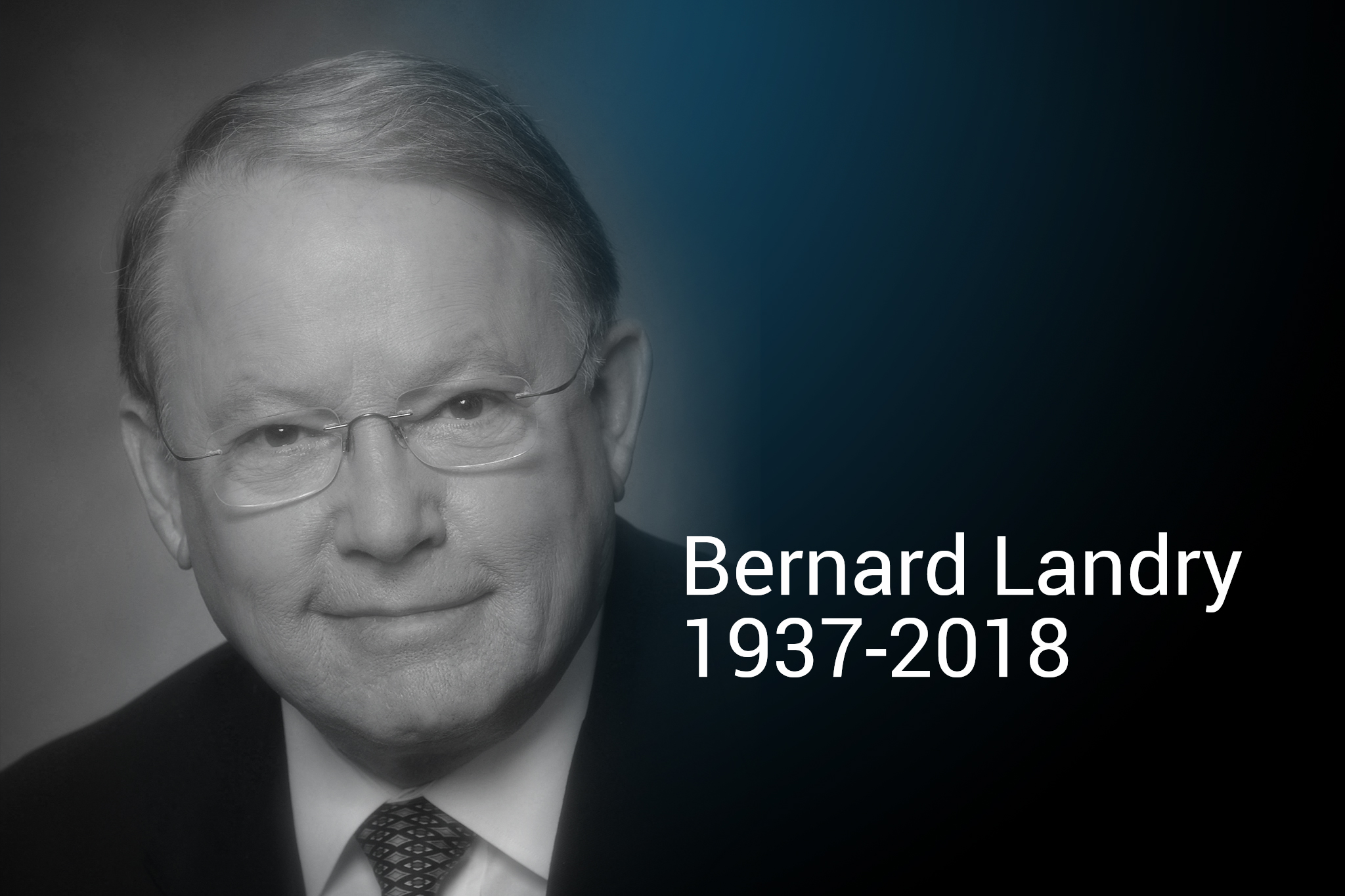 Décès de Bernard Landry : déclaration du premier ministre Gouvernement ...