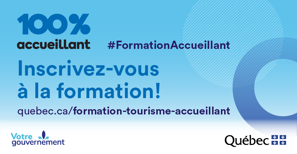 Formation 100 % accueillant | Gouvernement du Québec